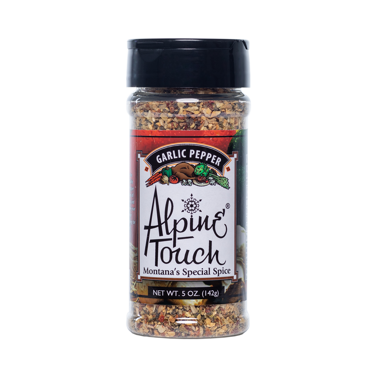 Alpine Touch Garlic Pepper 5oz – Alpine Touch - "Montana's Special Spice"